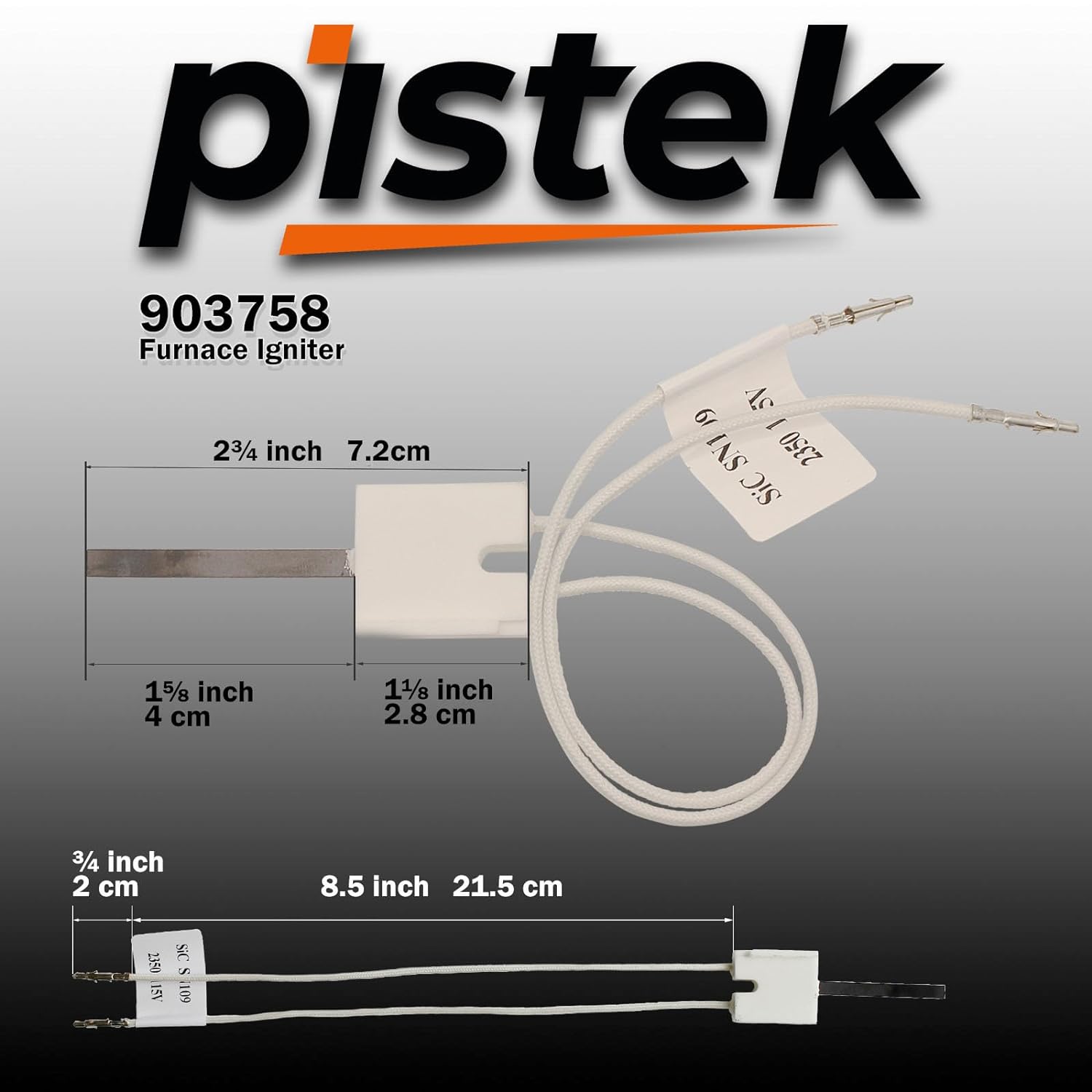 903758 Furnace Igniter For Nordyne Frigidaire Maytag Intertherm 632-36 ...